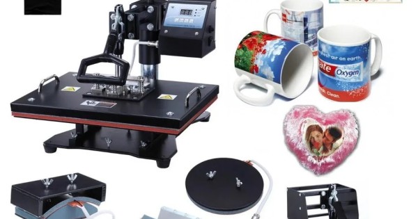 Six in One Heat press Machine - 6 in 1 Combo Machine